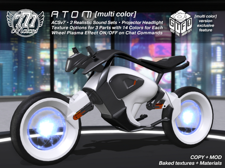 Second Life Marketplace - [777] ATOM [multi color] (Add)